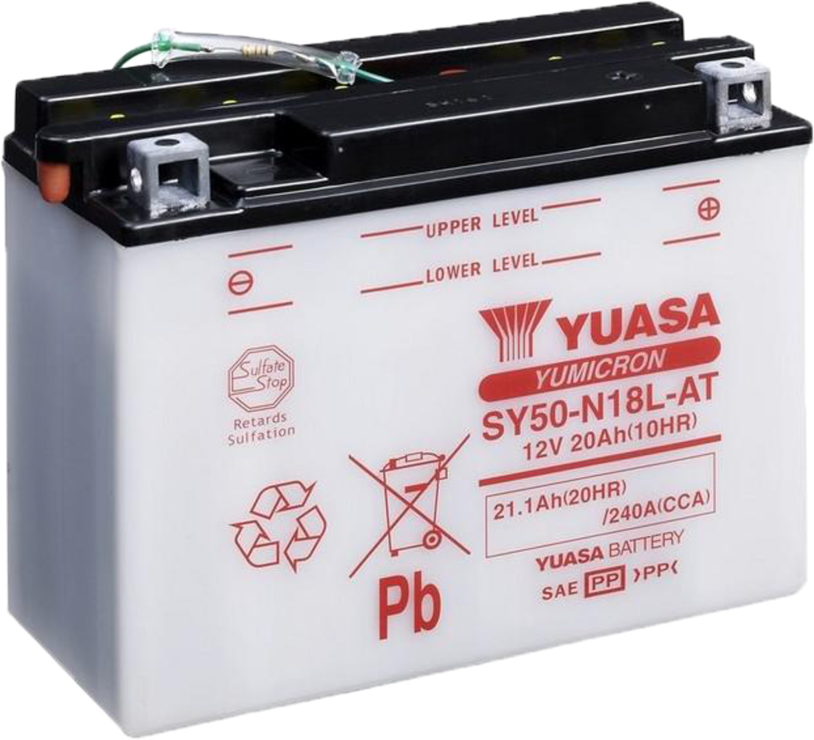Batterie YUASA SY50-N18L-AT trocken ohne Säurepack - Dani Kürzi's streetislandgarage